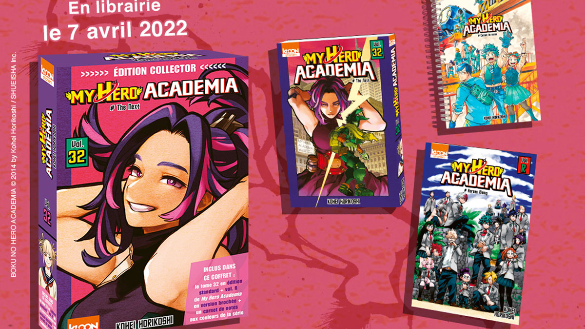 Le 7 avril 2022 : Le tome 32 de MY HERO ACADEMIA en coffret collector ...